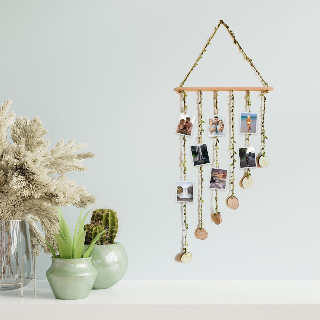 Wood Photo Hanger Photo Clip Stand Photo Hanger Display - Etsy