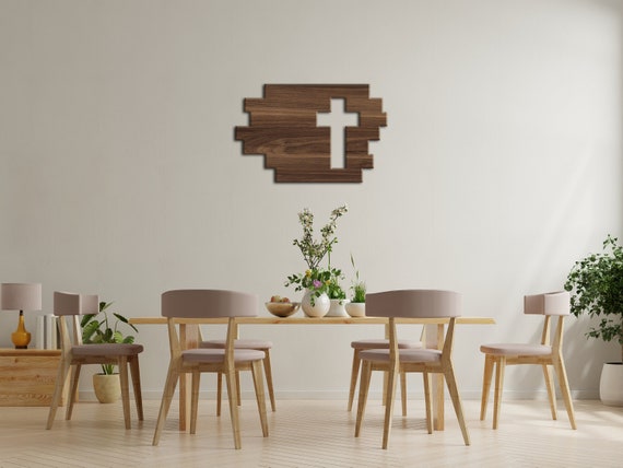 Religious Cross Wall Decor Cross Wood Sign Cross Wall Decor | Etsy