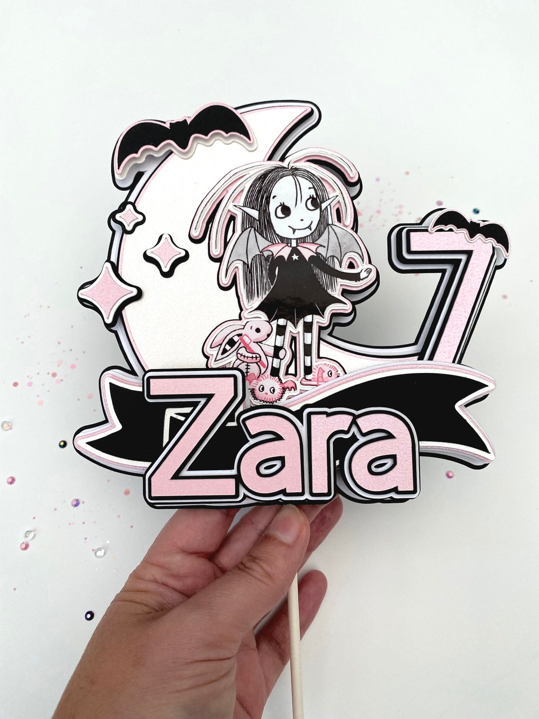 Isadora Moon Cake Topper | Cake Topper | Isadora Moon Birthday Cake ...