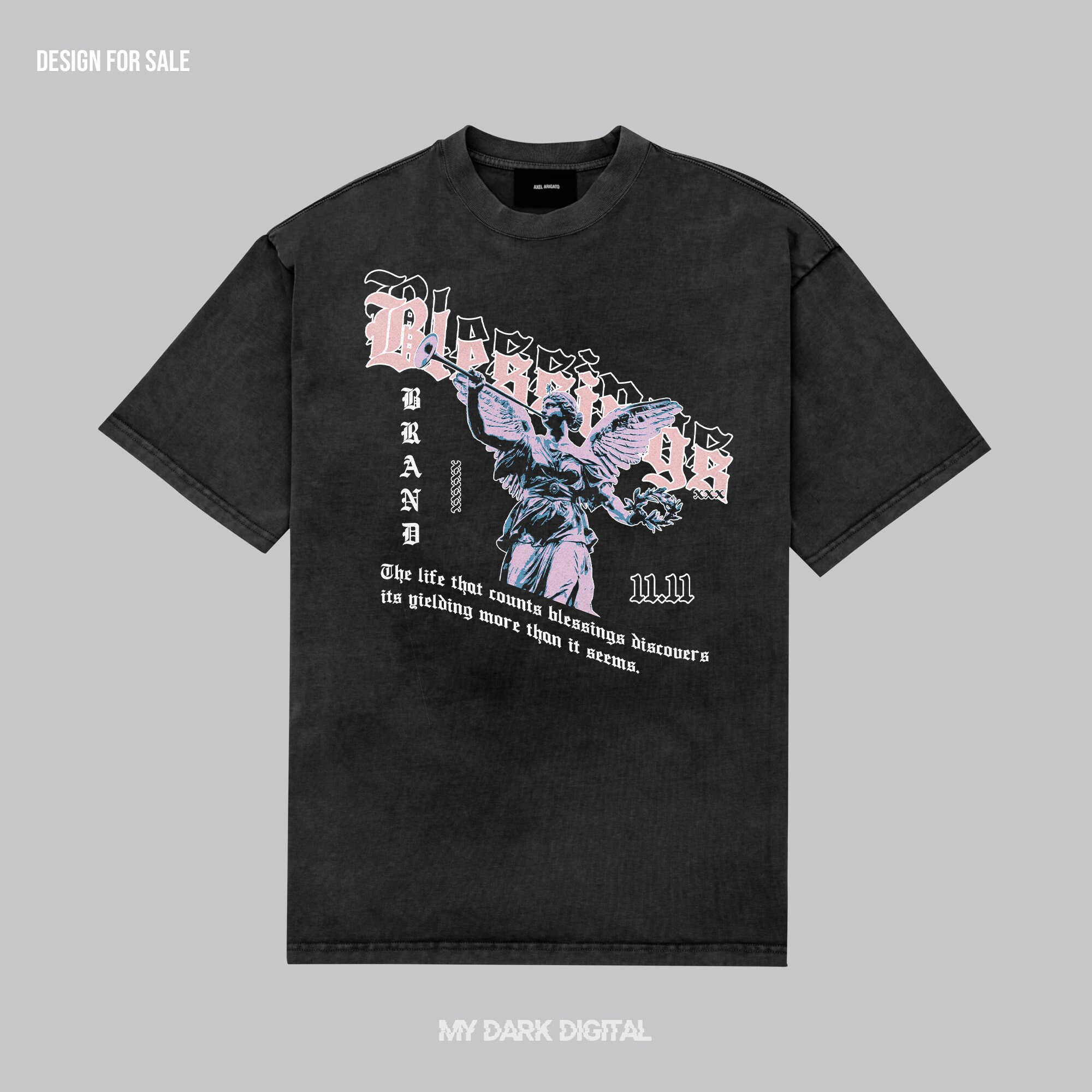 Streetwear Design, Musical Angel Graphic, T-shirt Design, Graphic for ...
