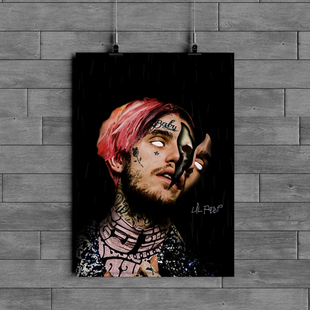 Lil Peep Poster Art Print - Etsy