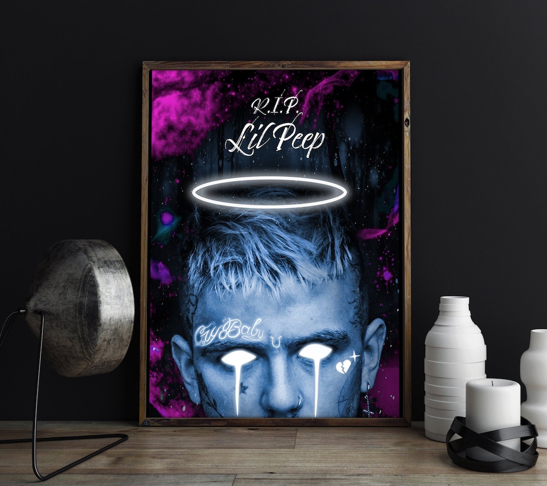 Lil Peep Poster Art Print - Etsy