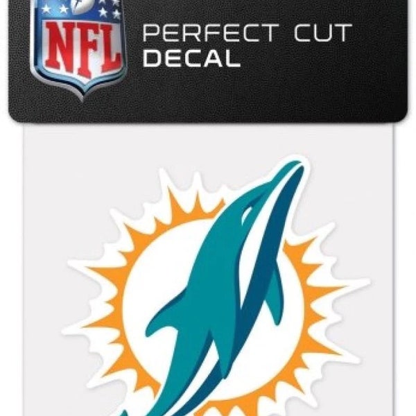 Miami Dolphins Decal - Etsy