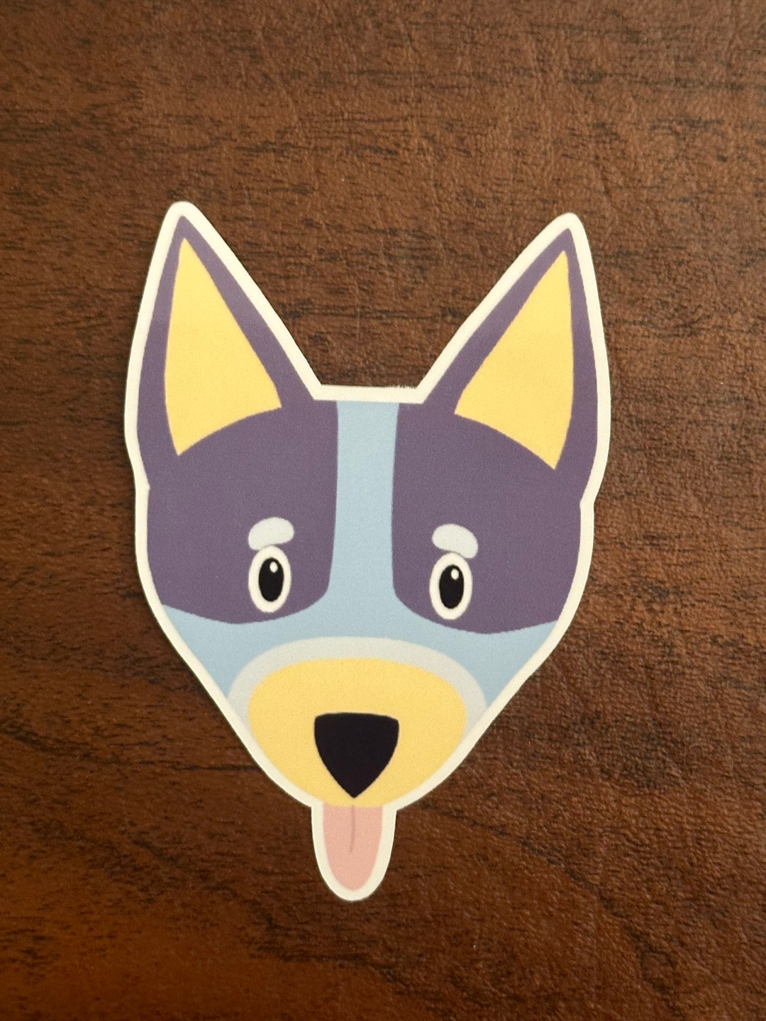 Young Blue Heeler Minimalist Decal - Etsy