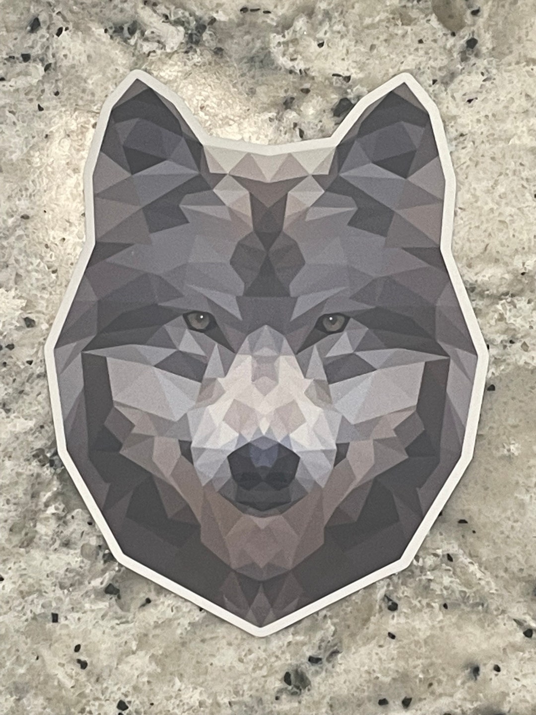 Low Poly Series - Timber Wolf - Etsy