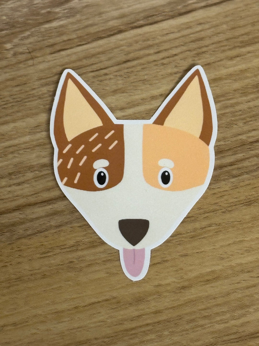 Red Heeler Minimalist Decal - Etsy