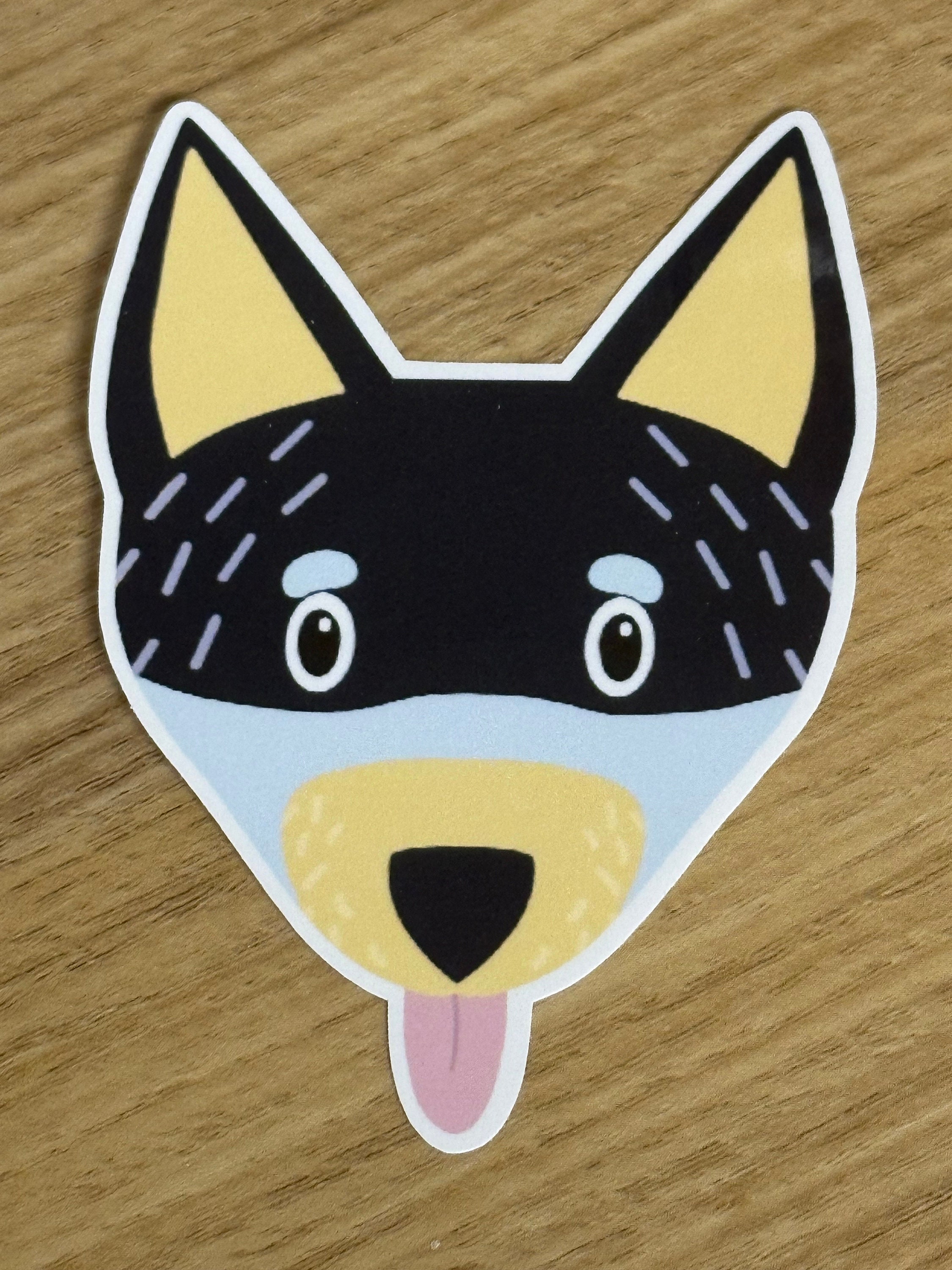 Blue Heeler Minimalist Decal - Etsy