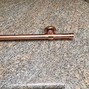 Copper Pipe Curtain Rods, Towel Holders, Very Elegant for Hanging ...