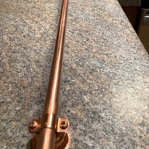 Copper Pipe Curtain Rods, Towel Holders, Very Elegant for Hanging ...