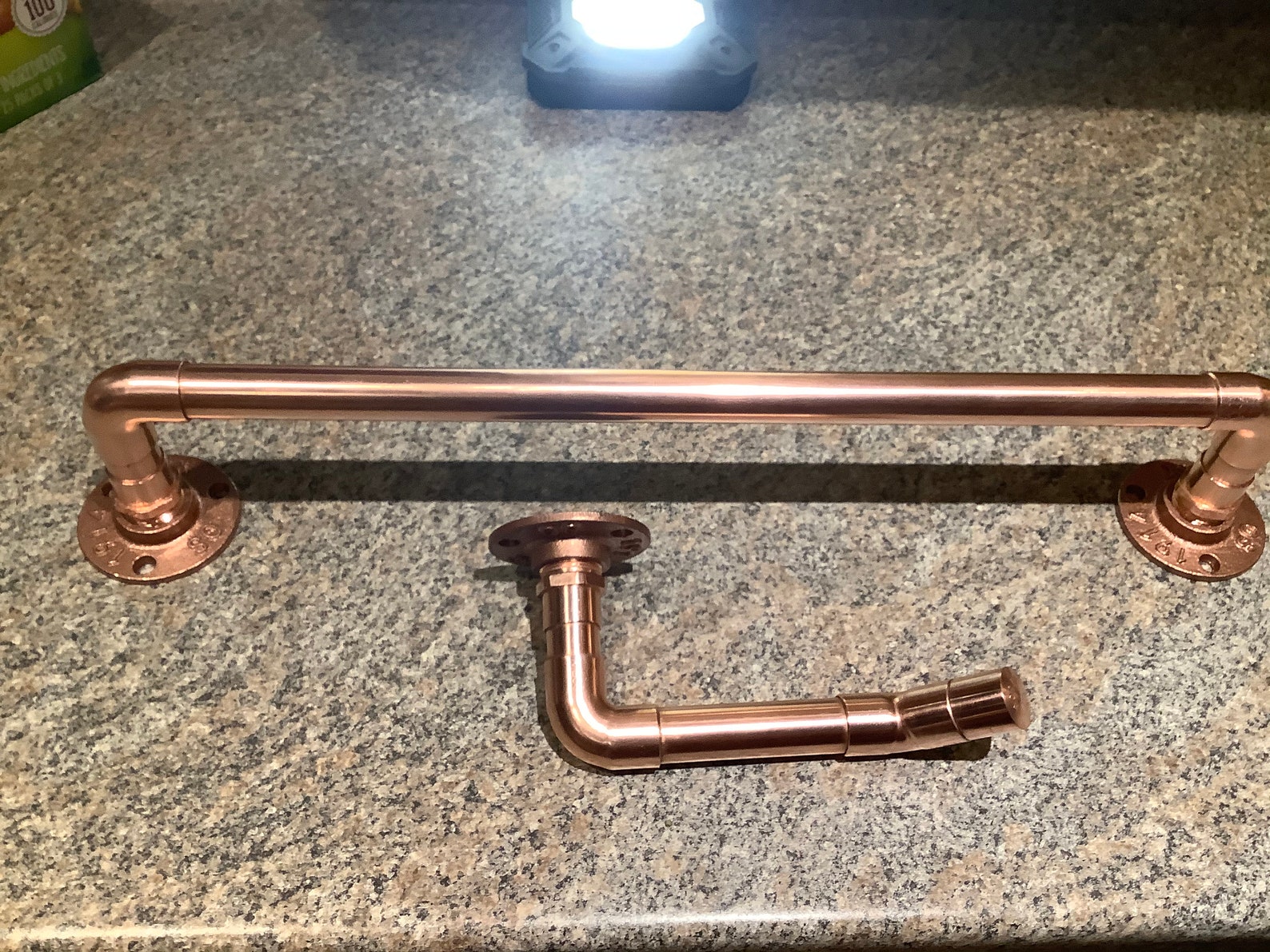 Copper Towel Bars Towel Holder Bathroom Decor Rack Curtain | Etsy