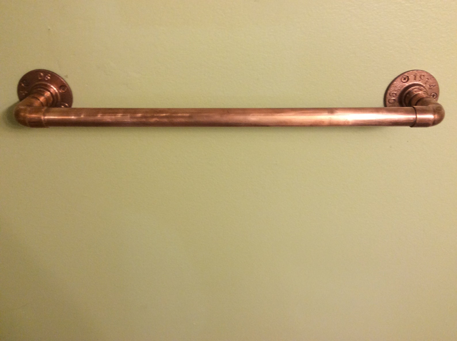 Copper Towel Bars Towel Holder Bathroom Decor Rack Curtain | Etsy