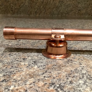 Copper Pipe Curtain Rods, Towel Holders, Very Elegant for Hanging ...