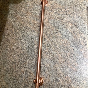 Copper Pipe Curtain Rods, Towel Holders, Very Elegant for Hanging ...