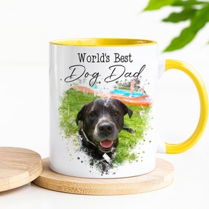 Dog Dad Mug, Photo Gift From the Dog, Pet Photo Mug, Dog Dad Gift ...