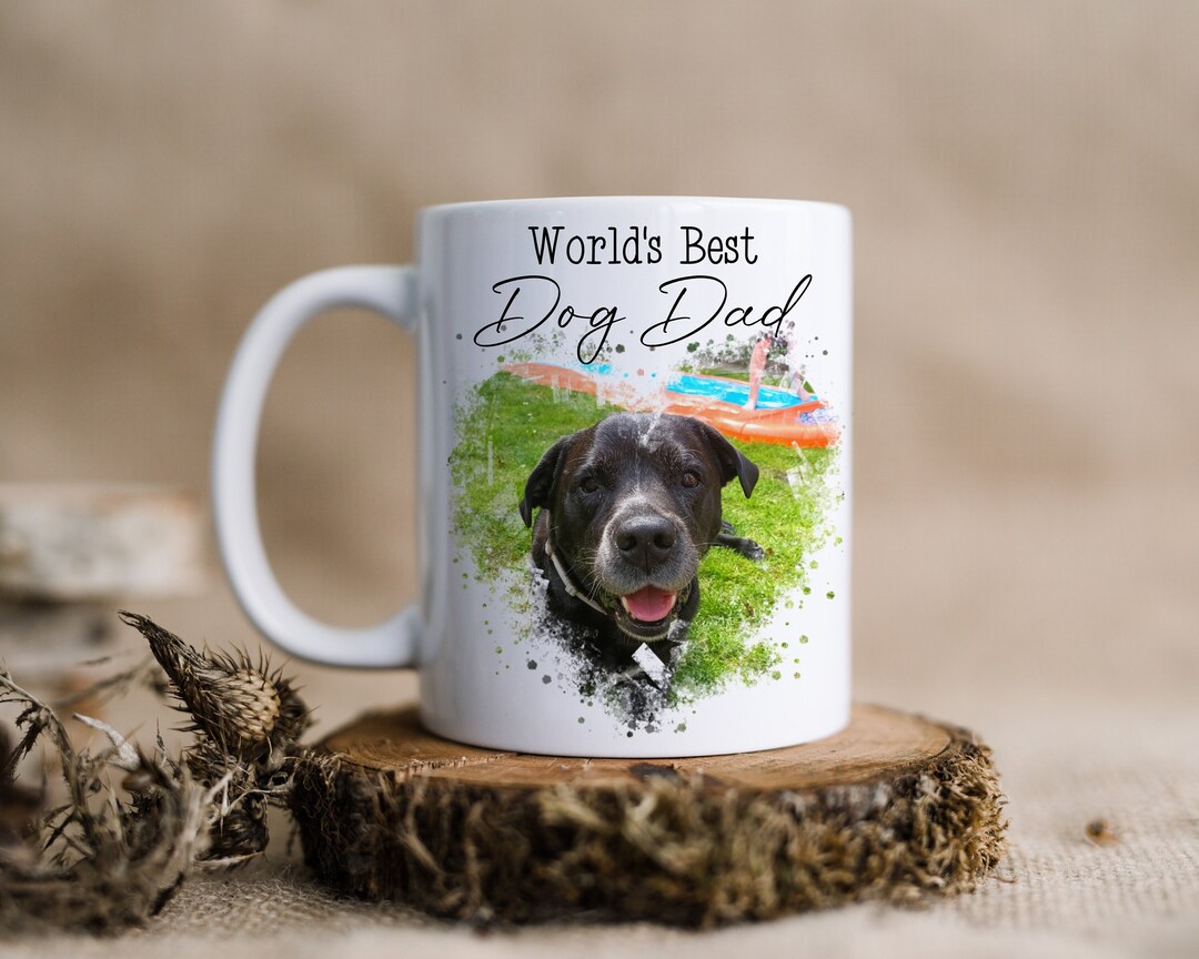 Dog Dad Mug, Photo Gift From the Dog, Pet Photo Mug, Dog Dad Gift ...