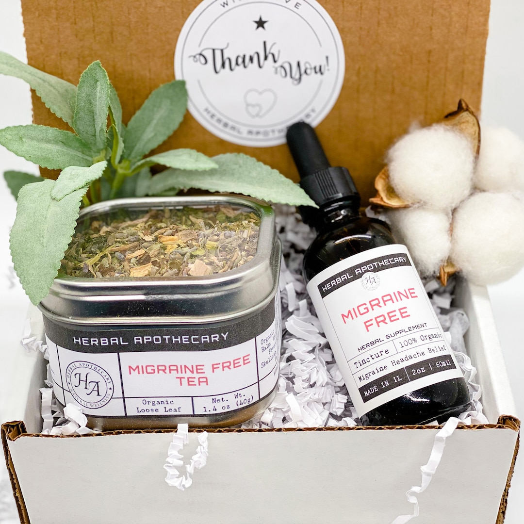 Best Organic Migraine Free Gift Box | Migraine Tincture | Migraine Free ...