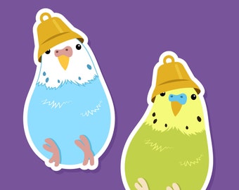 Parakeet Decal | Etsy