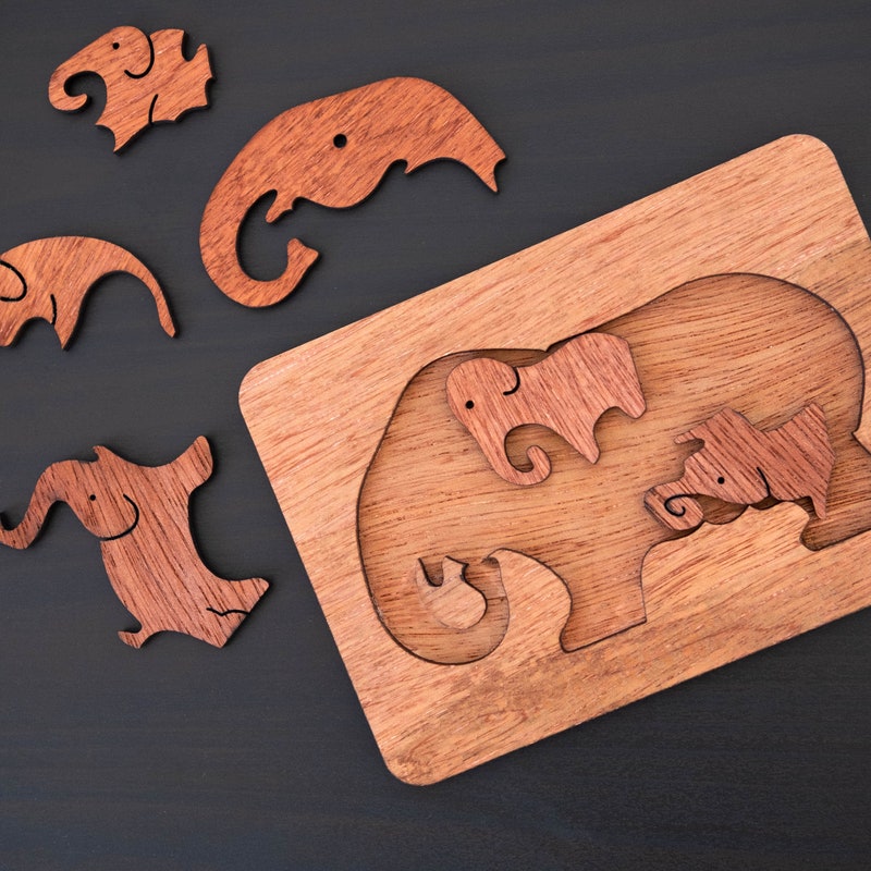 Elephant Puzzle - Etsy