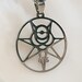 Thelema Sigil Amulet 666 Satanic Pendant Necklace Occultism Crowley ...