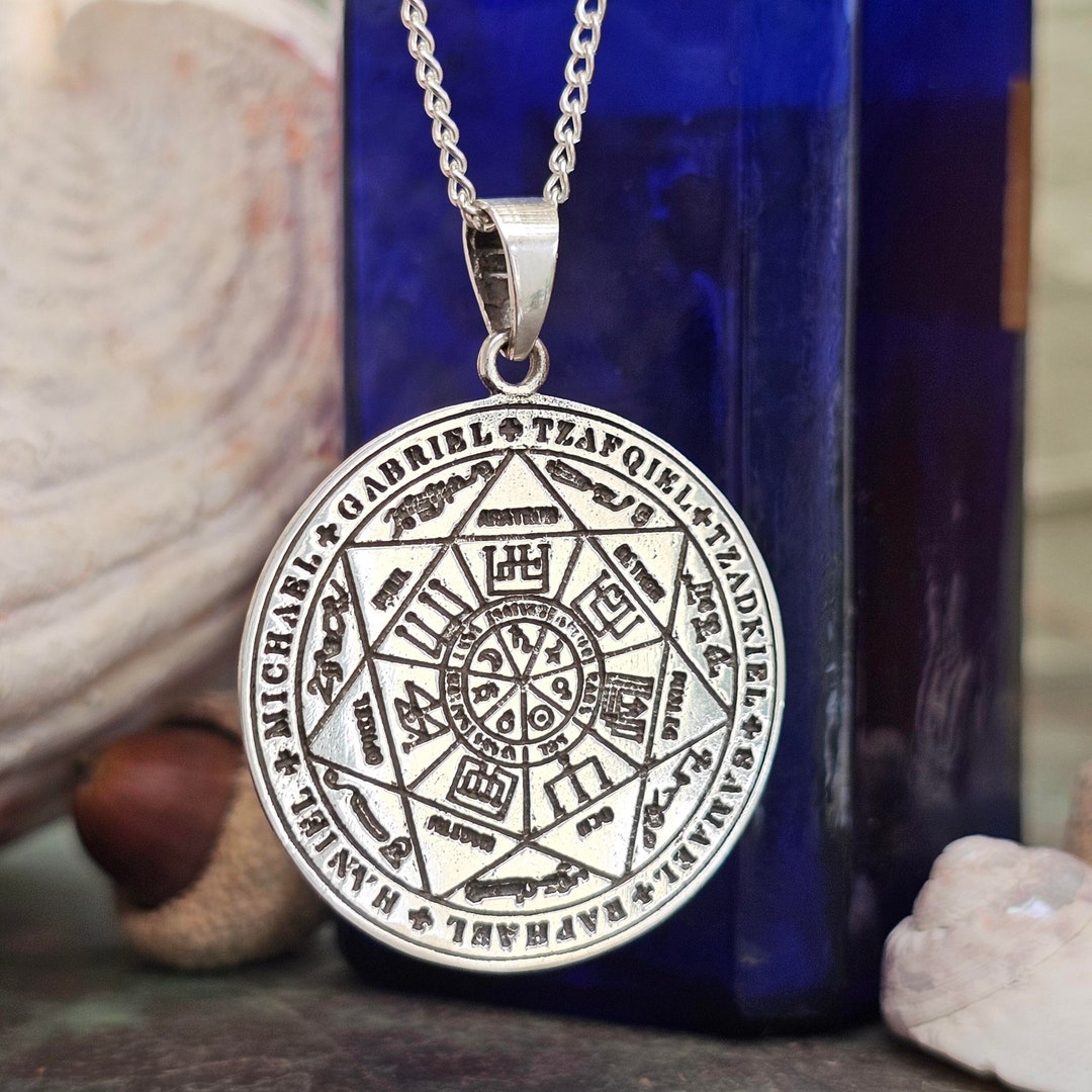 Seven Archangels Pendant Necklace 7 Sigil Protection Amulet Talisman 20 ...