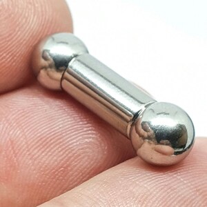 Prince Albert Piercing Barbell Bar 2g (6mm) Prince Albert Large Gauge ...