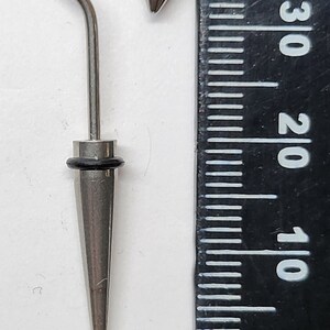 Spiked Hook Piercing, Upper Helix. Nose Ear or Where You Require This 18g 1.0mm 316L Surgical ...