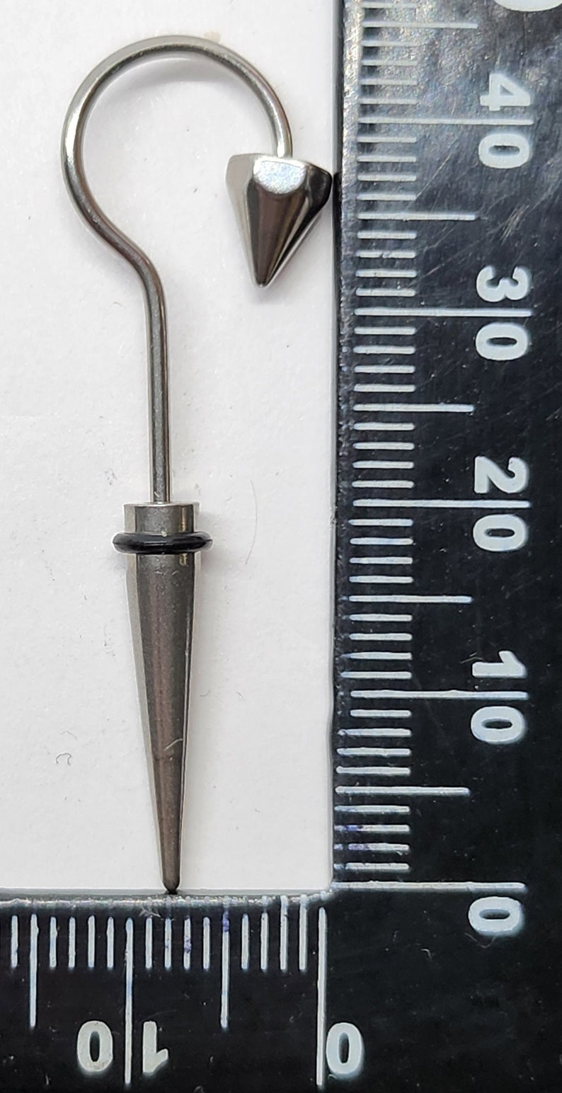 Spiked Hook Piercing Upper Helix. Nose Ear or Where You - Etsy