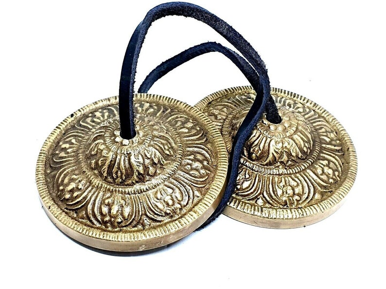 Lotus Tingsha Bells Lotus Flower Tibetan 70mm / 2.75 Inch - Etsy UK