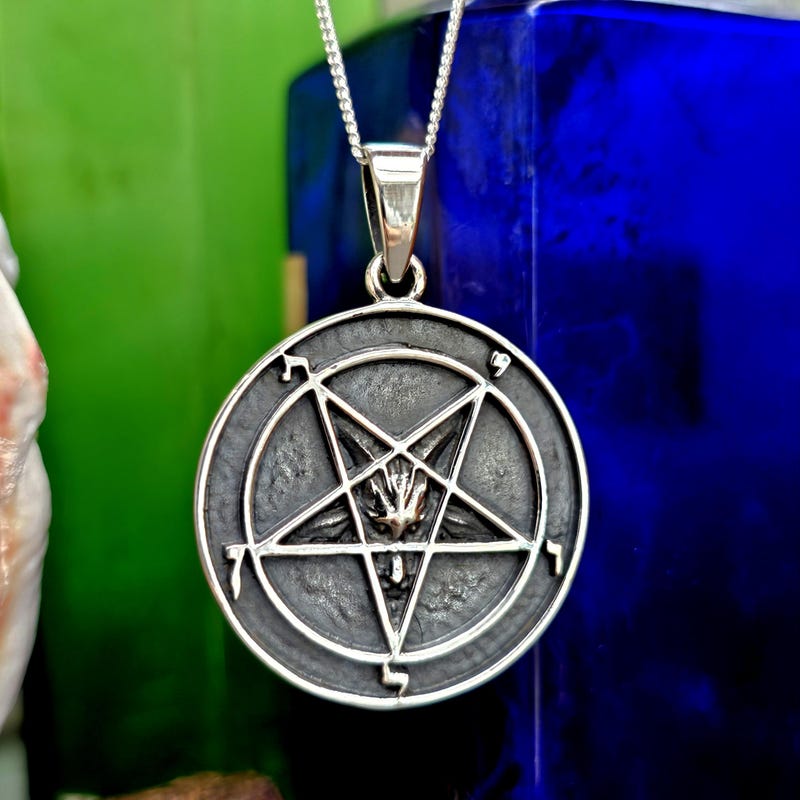 Men’s Baphomet Pendant - Etsy UK