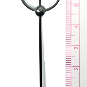 Black Trident Scaffold Piercing Fork Earring Industrial 14g (1.6mm ...