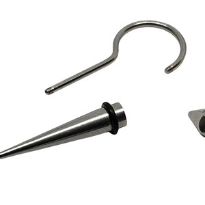 Spiked Hook Piercing, Upper Helix. Nose Ear or Where You Require This 18g 1.0mm 316L Surgical ...