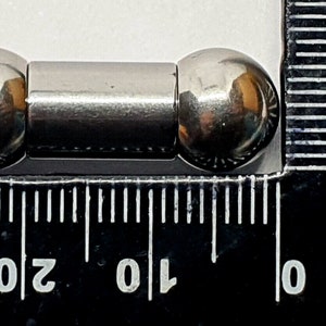 Prince Albert Barbell Bar 0g (8mm) Prince Albert Large Gauge 10mm Ball ...