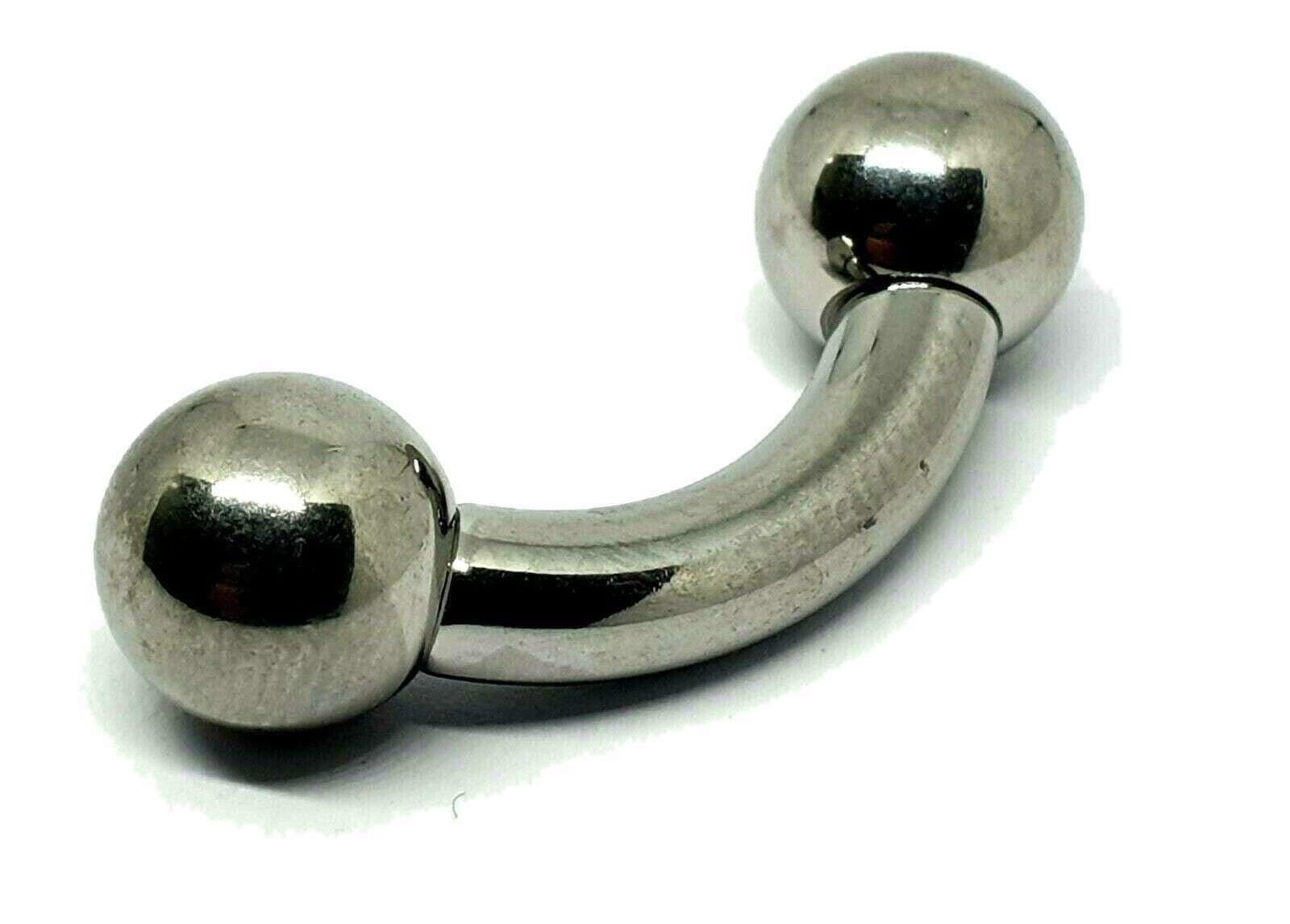 Prince Albert Curved Bar Piercing 4g (5mm) Prince Albert Large Gauge ...