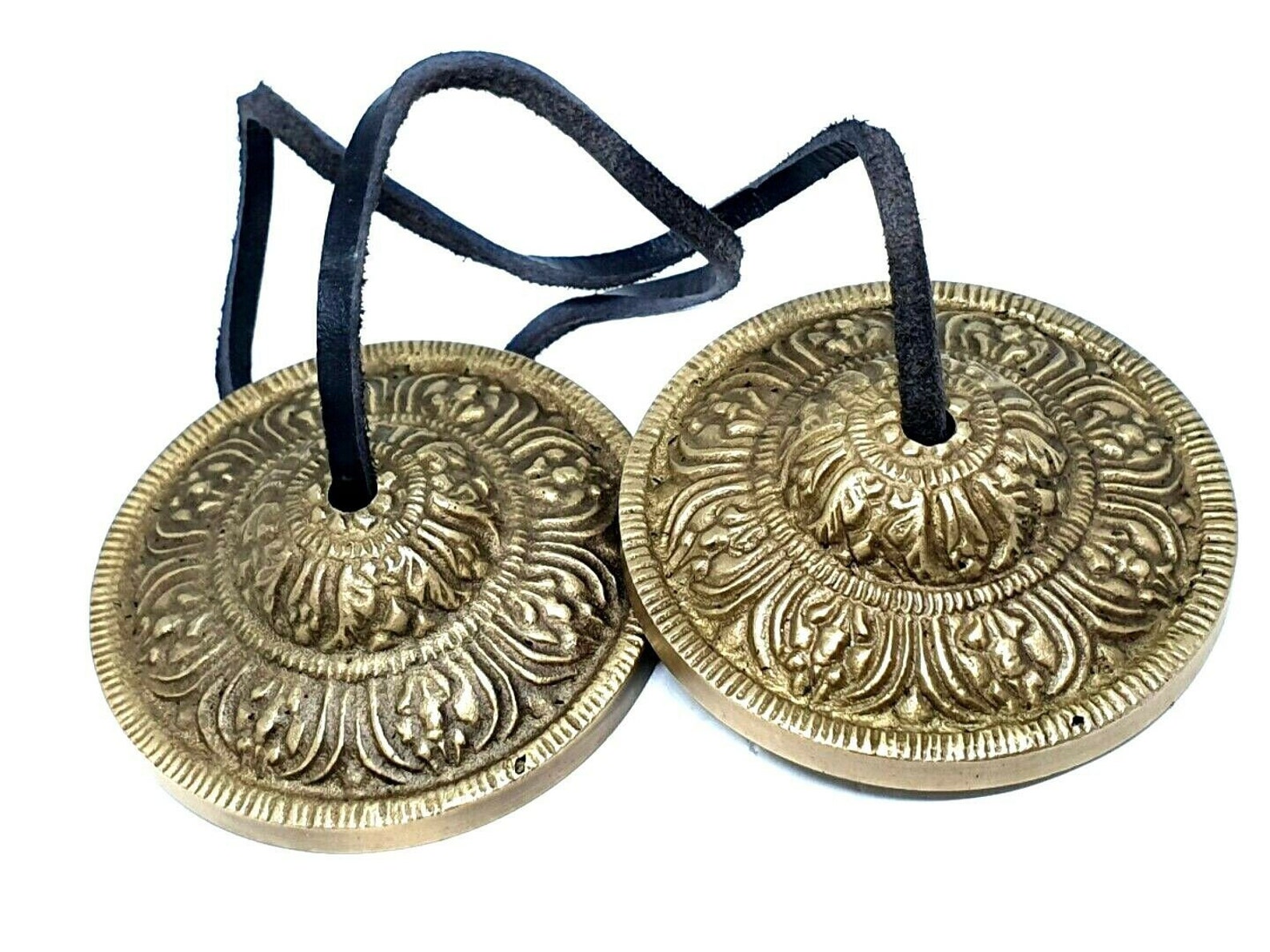 Lotus Tingsha Bells Lotus Flower Tibetan 70mm / 2.75 Inch - Etsy UK