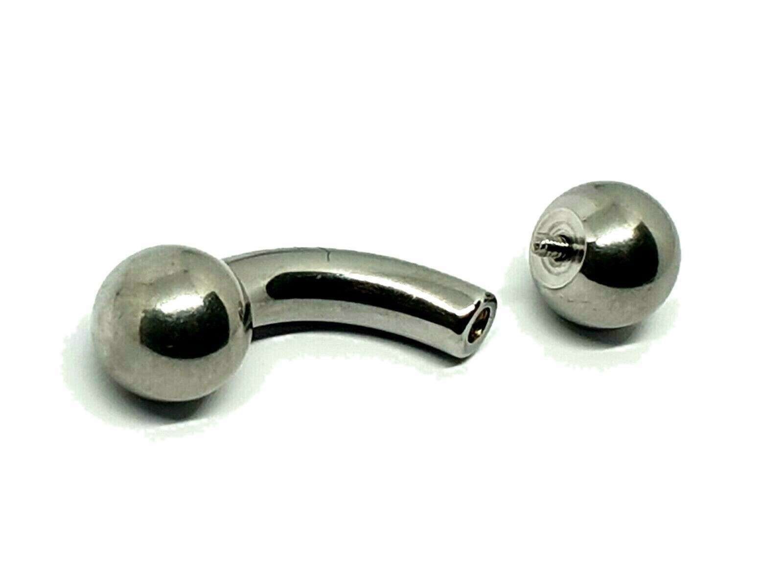 Prince Albert Curved Bar Piercing 4g (5mm) Prince Albert Large Gauge ...
