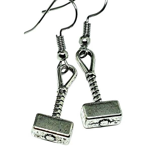 Hammered Earrings - Etsy UK