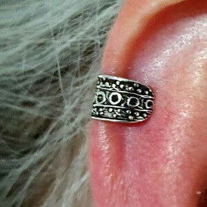 Viking Ear Cuff Norse Oxide Vintage 925 Sterling Silver Norse the All ...