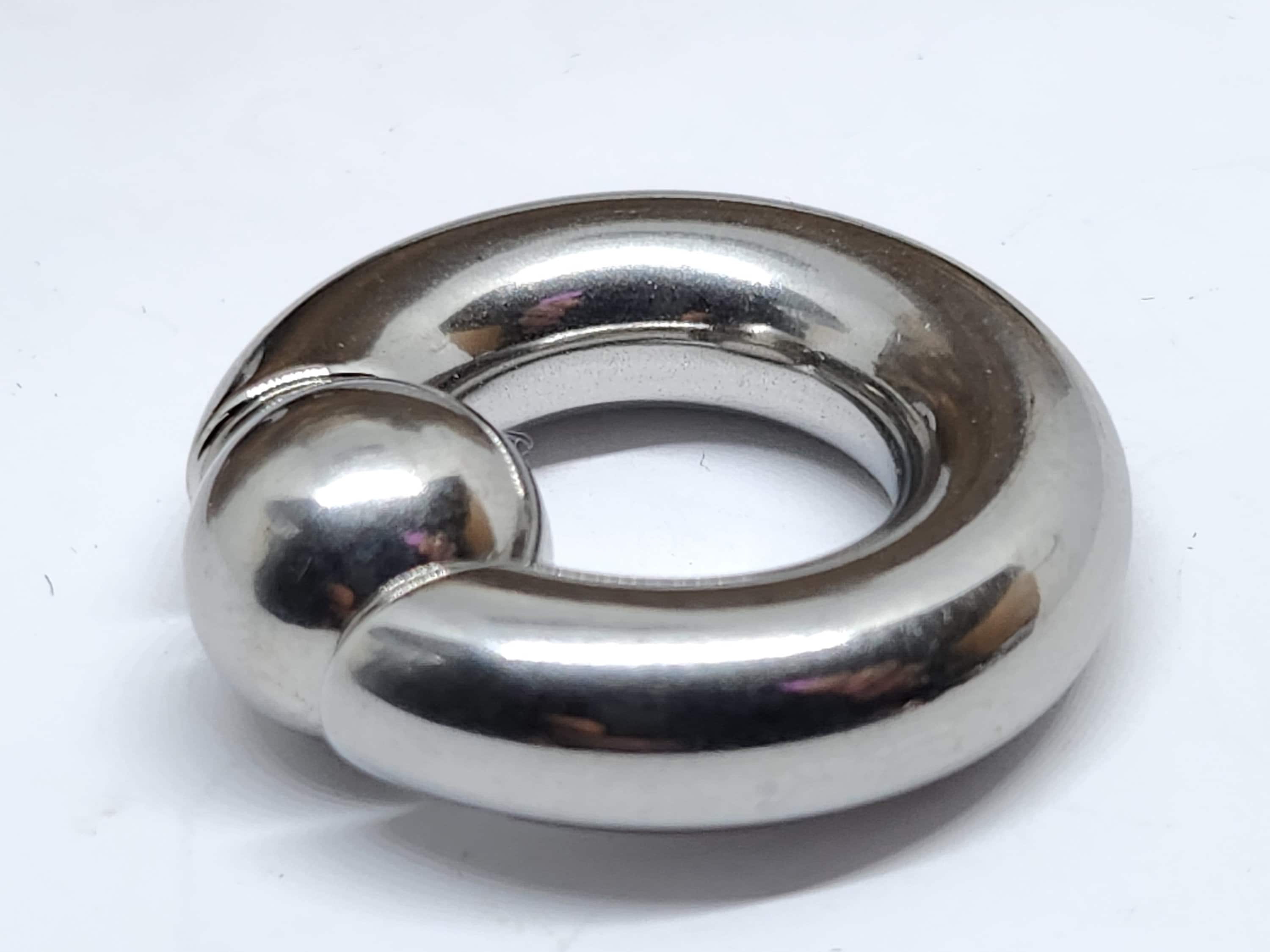 Prince Albert Piercing Easy Fit Heavy Gauge BCR 30mm 0g (8mm) CBR 12mm ...