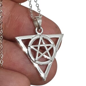 Witchcraft 1st Degree Witch Pendant Necklace 18" Chain - Esoteric Pagan ...