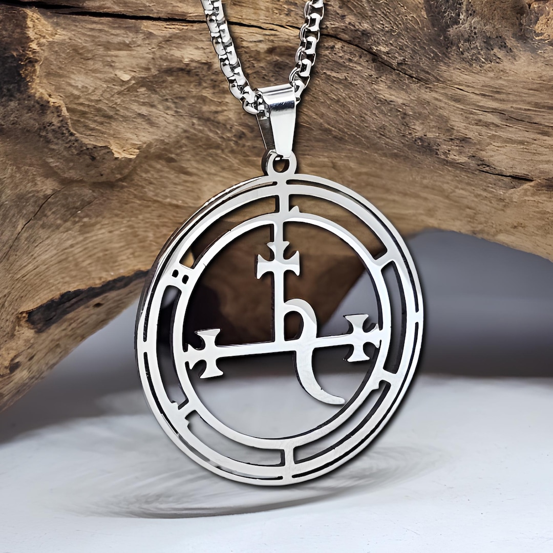 Lilith Sigil Pendant Necklace Goddess of the Night 24 Inch Necklace ...