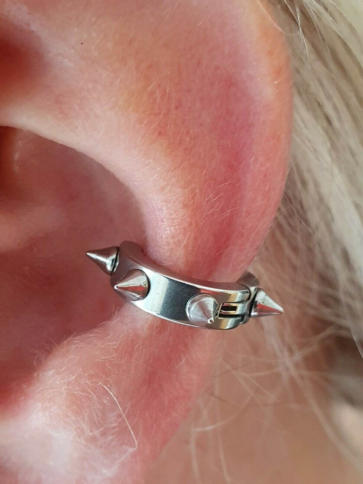 Spiked Cartilage Piercings