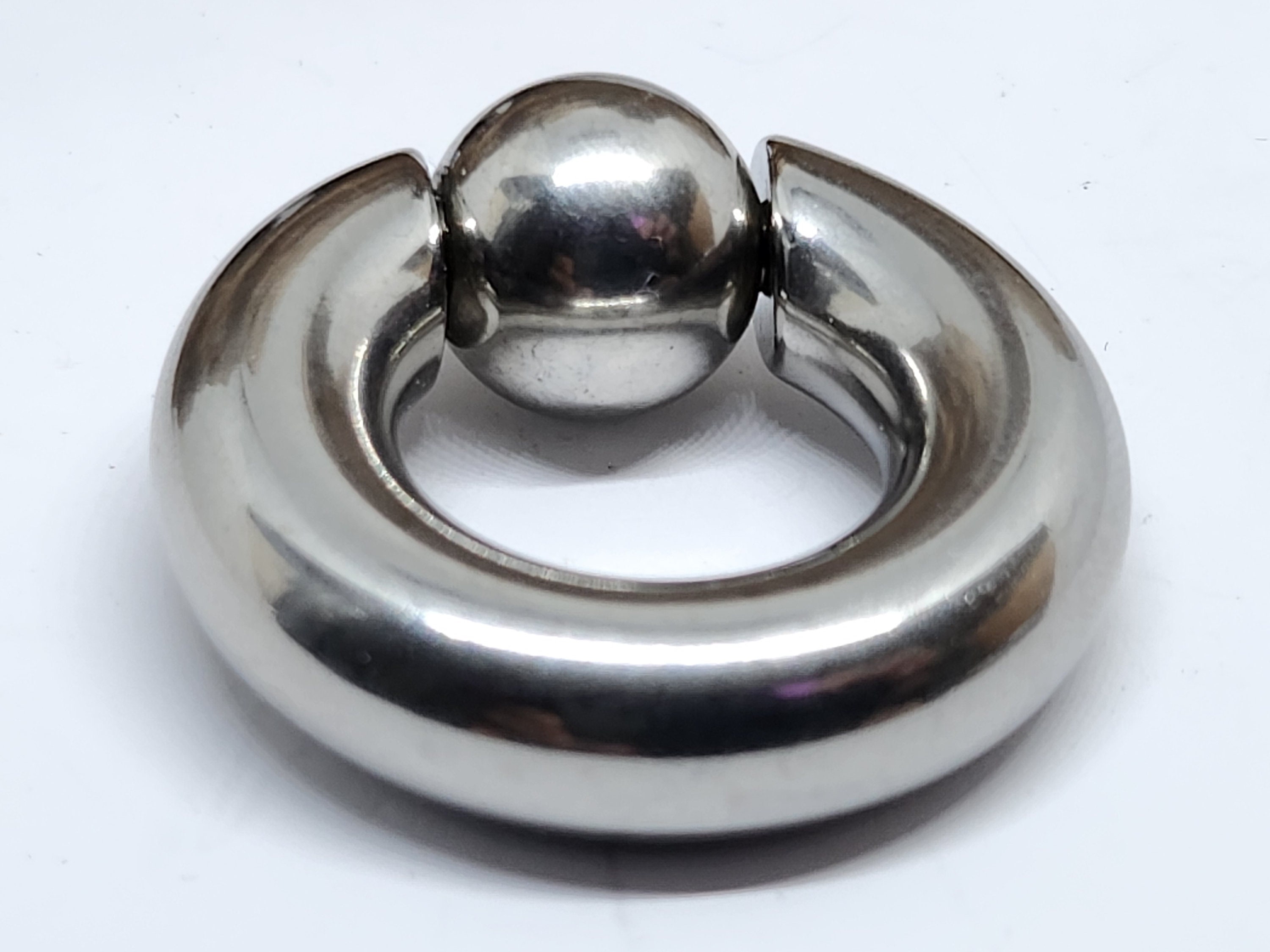 Prince Albert Piercing Easy Fit Heavy Gauge BCR 30mm 0g (8mm) CBR 12mm ...