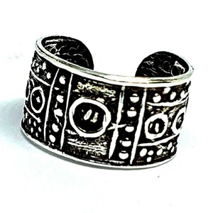 Viking Ear Cuff Norse Oxide Vintage 925 Sterling Silver Norse the All ...