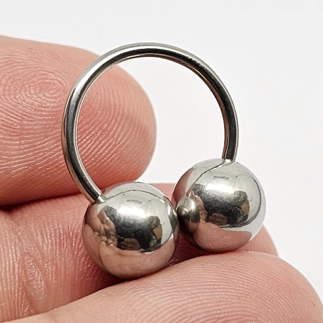 Horseshoe Piercing Prince Albert Diana HCH CBB Circular Piercing 10mm ...