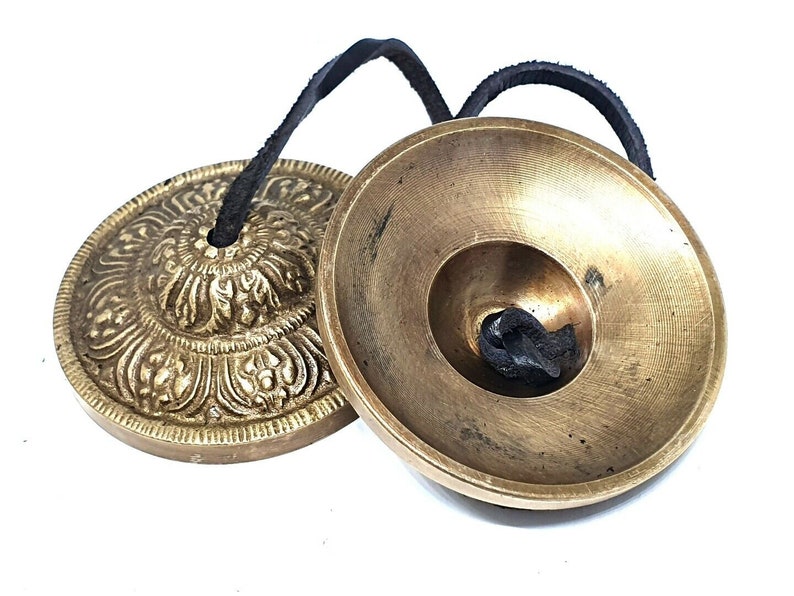 Lotus Tingsha Bells Lotus Flower Tibetan 70mm / 2.75 Inch - Etsy UK
