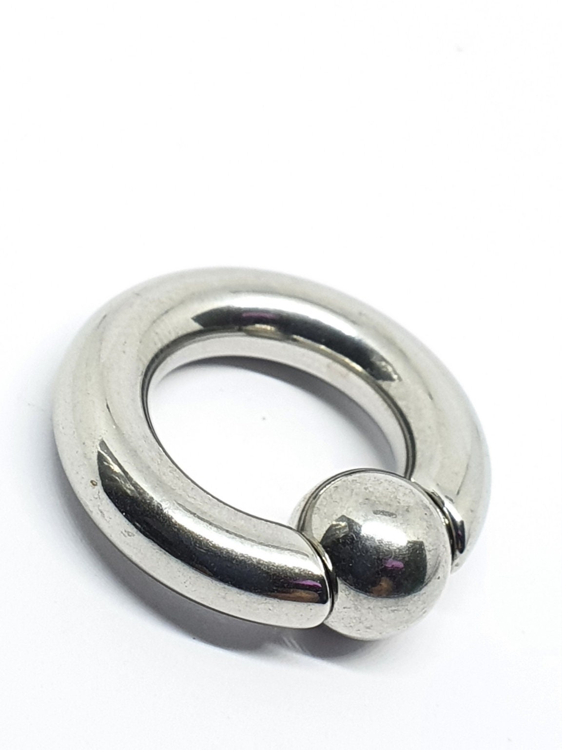 Prince Albert Piercing Easy Fit Heavy Gauge BCR 28mm 2g (6mm) CBR 10mm ...
