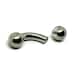 Prince Albert Curved Bar 4 Gauge 10mm Balls 316L Surgical Steel Body ...