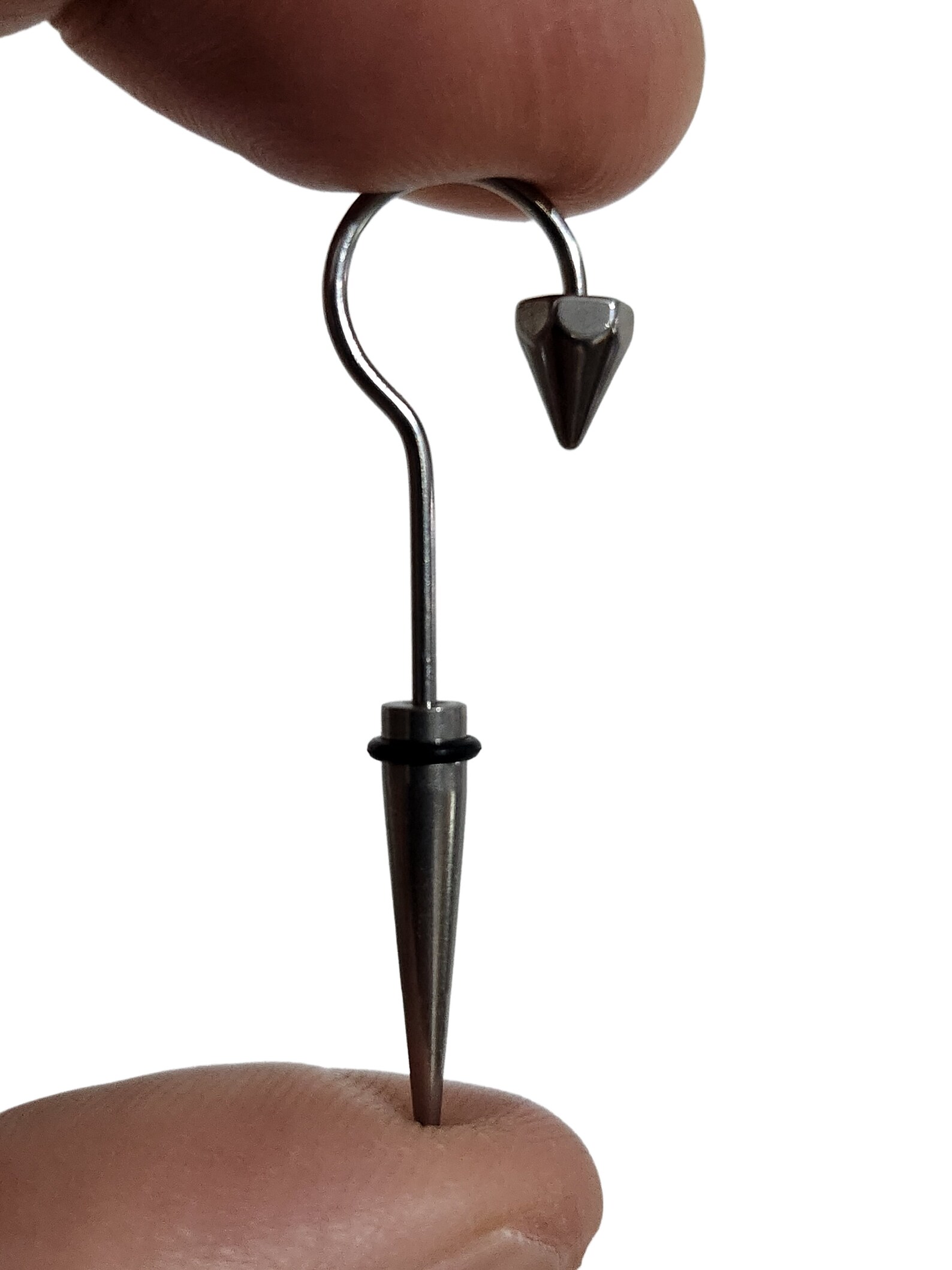 Spiked Hook Piercing Upper Helix. Nose Ear or Where You - Etsy