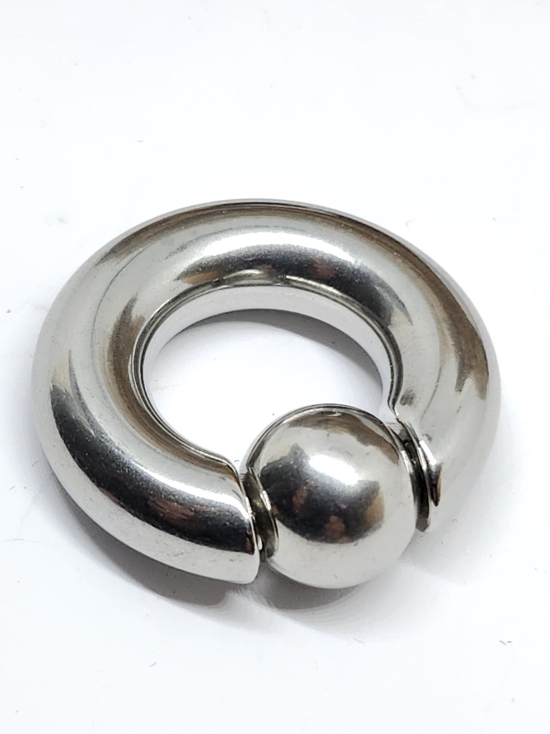 Prince Albert Piercing Easy Fit Heavy Gauge BCR 30mm 0g 8mm CBR 12mm ...