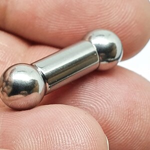 Prince Albert Piercing Barbell Bar 2g 6mm Prince Albert Large Gauge 8mm Ball Earring Heavy ...